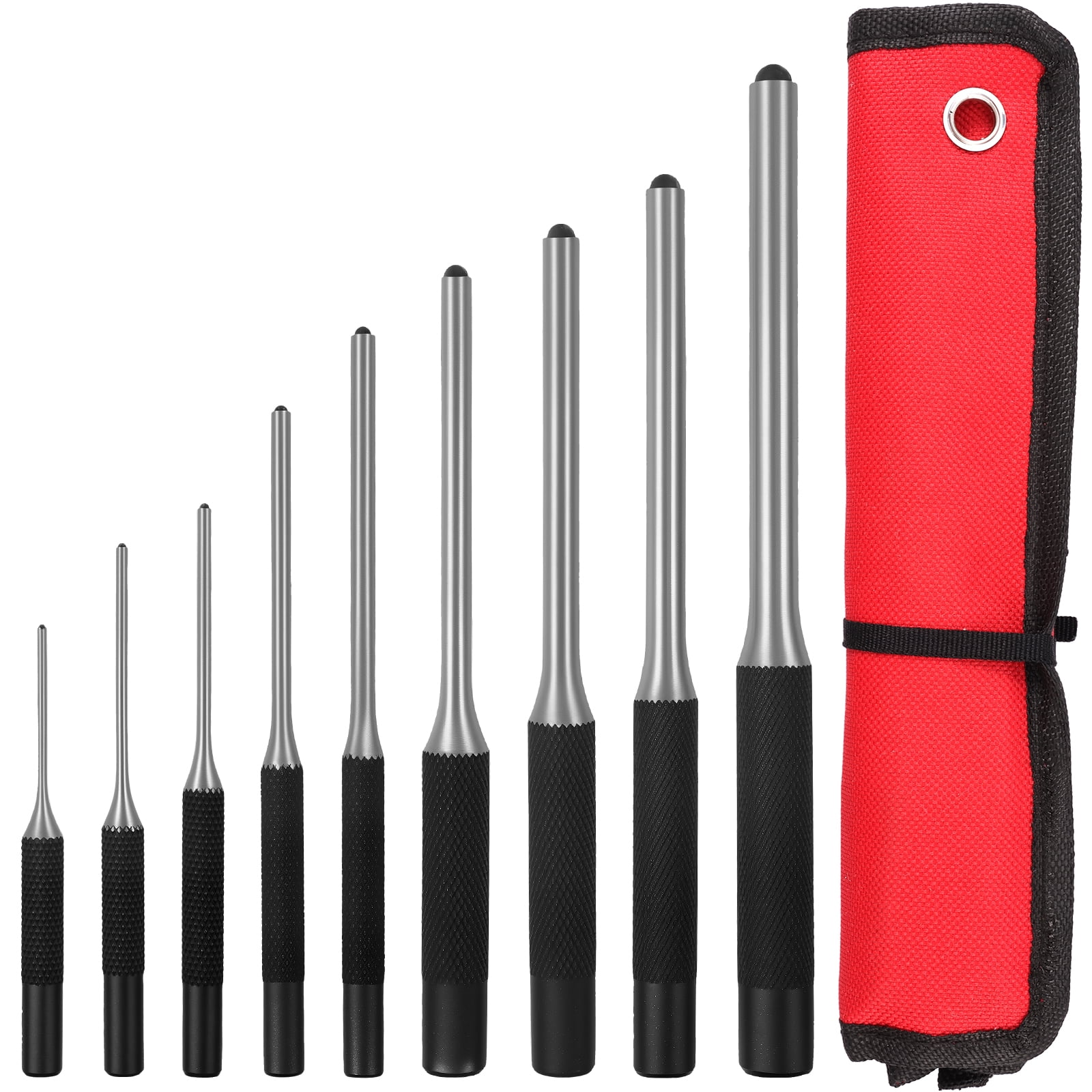 Heat Treated Metal Centre Punch Set Anti Slip High Hardness Professional Roll Pin Punch for ...