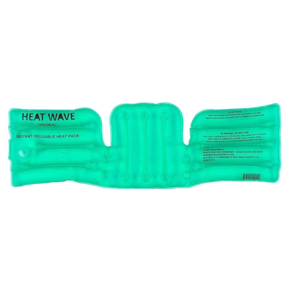 Heat Wave Instant Reusable Heat Packs - Large (8"x12") Green Medical ...