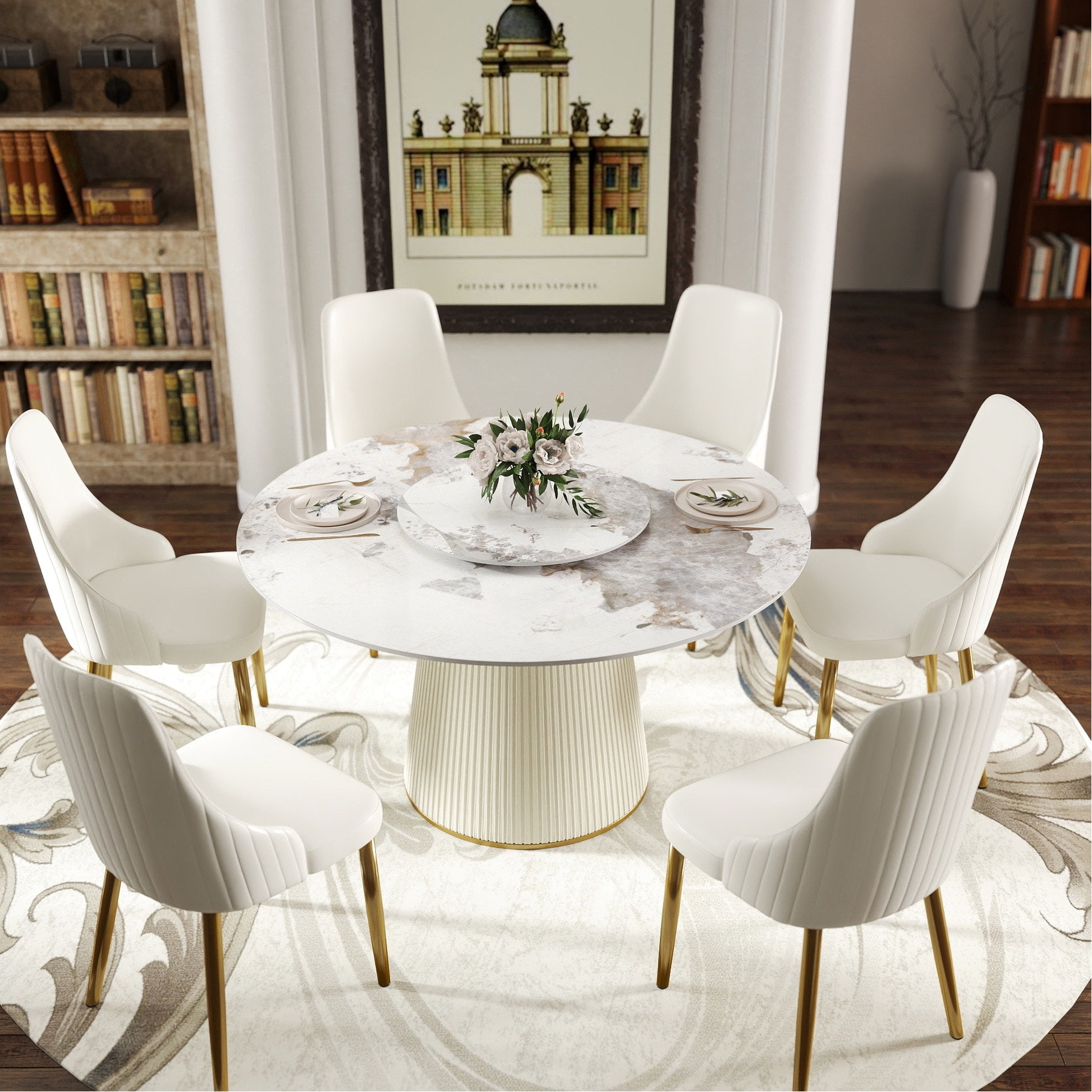 Heat - proof Dining Table - A Round Table for Safe Food Serving ...
