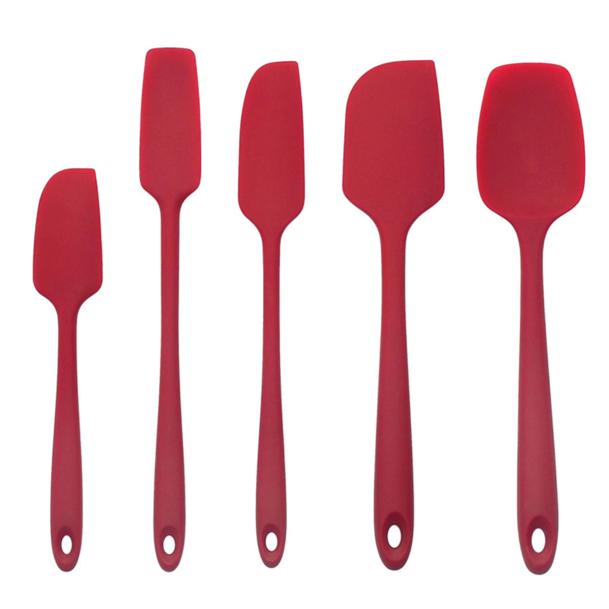 Heat resistant kitchen scraper Scraper, rugged steel core and one-piece ...