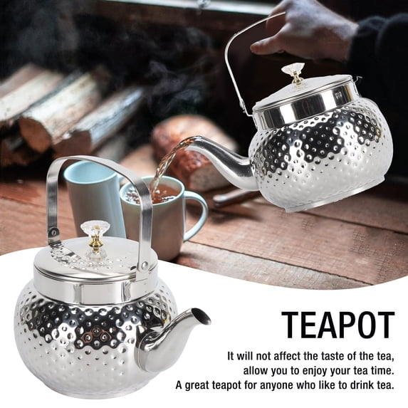 Heat Tea Kettle, Stainless Steel Construction, Ideal For Coffee Tea ...
