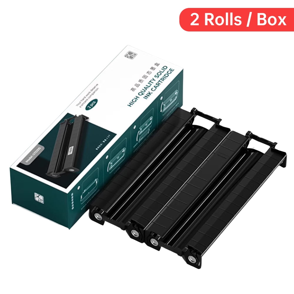 Heat transfer ribbon,Office Thermal Ribbon Thermal Printer 2 Rolls ...