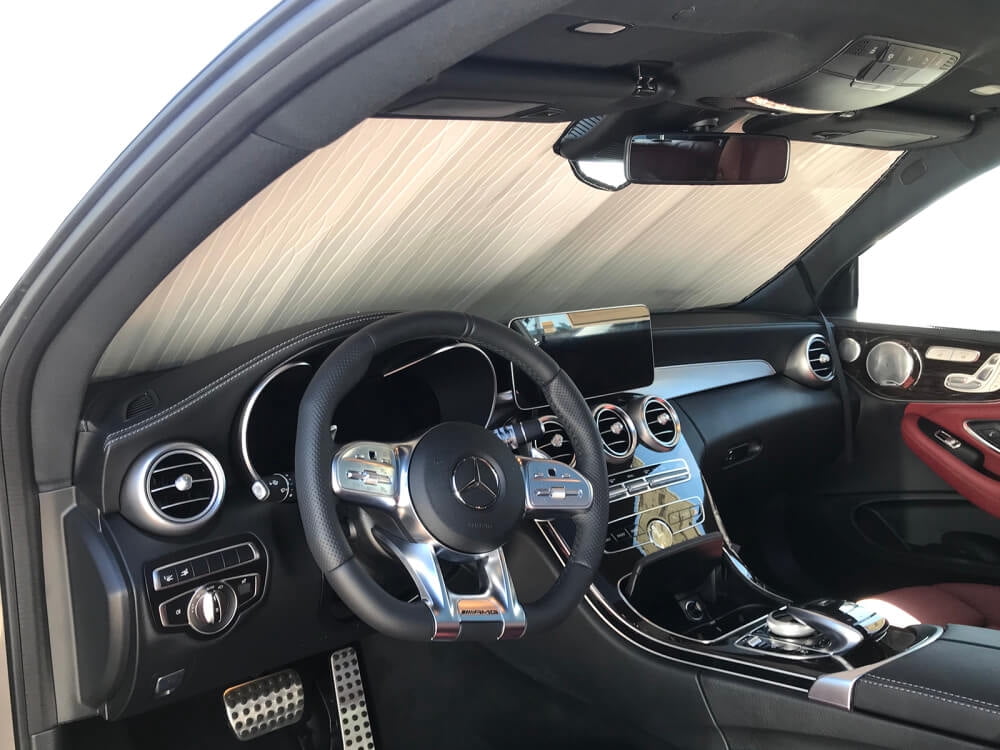 HeatShield, The Original Windshield Sun Shade, Custom-Fit for Mercedes ...