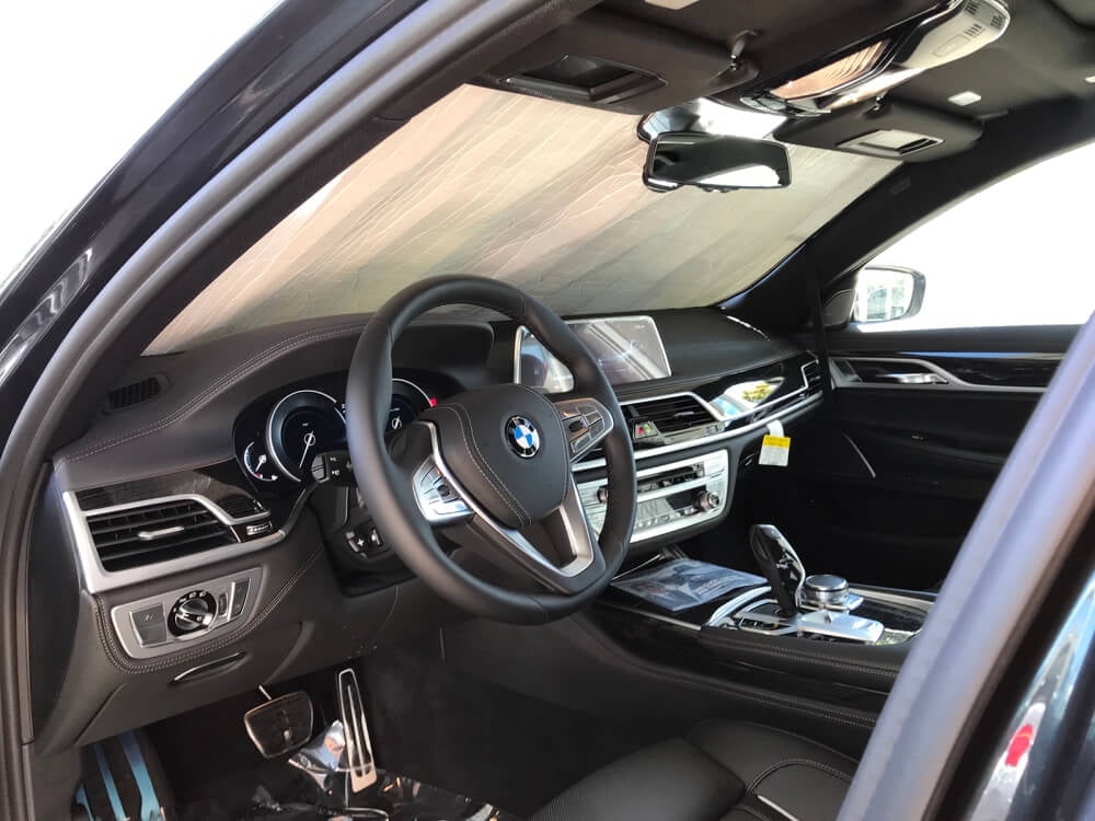 HeatShield, The Original Windshield Sun Shade, Custom-Fit for BMW 750i ...