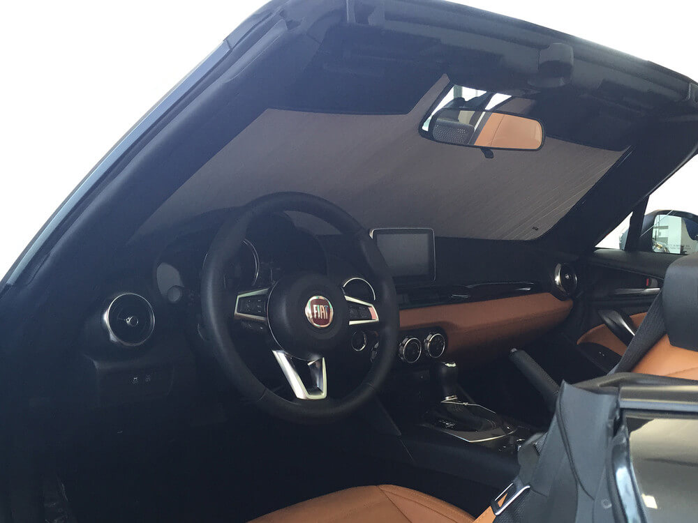 HeatShield, The Original Windshield Sun Shade, Custom-Fit for Fiat 124 ...