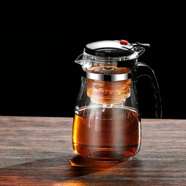 Simax Glassware 20 Oz. Glass Teapot | Short Spout, Microwave and ...