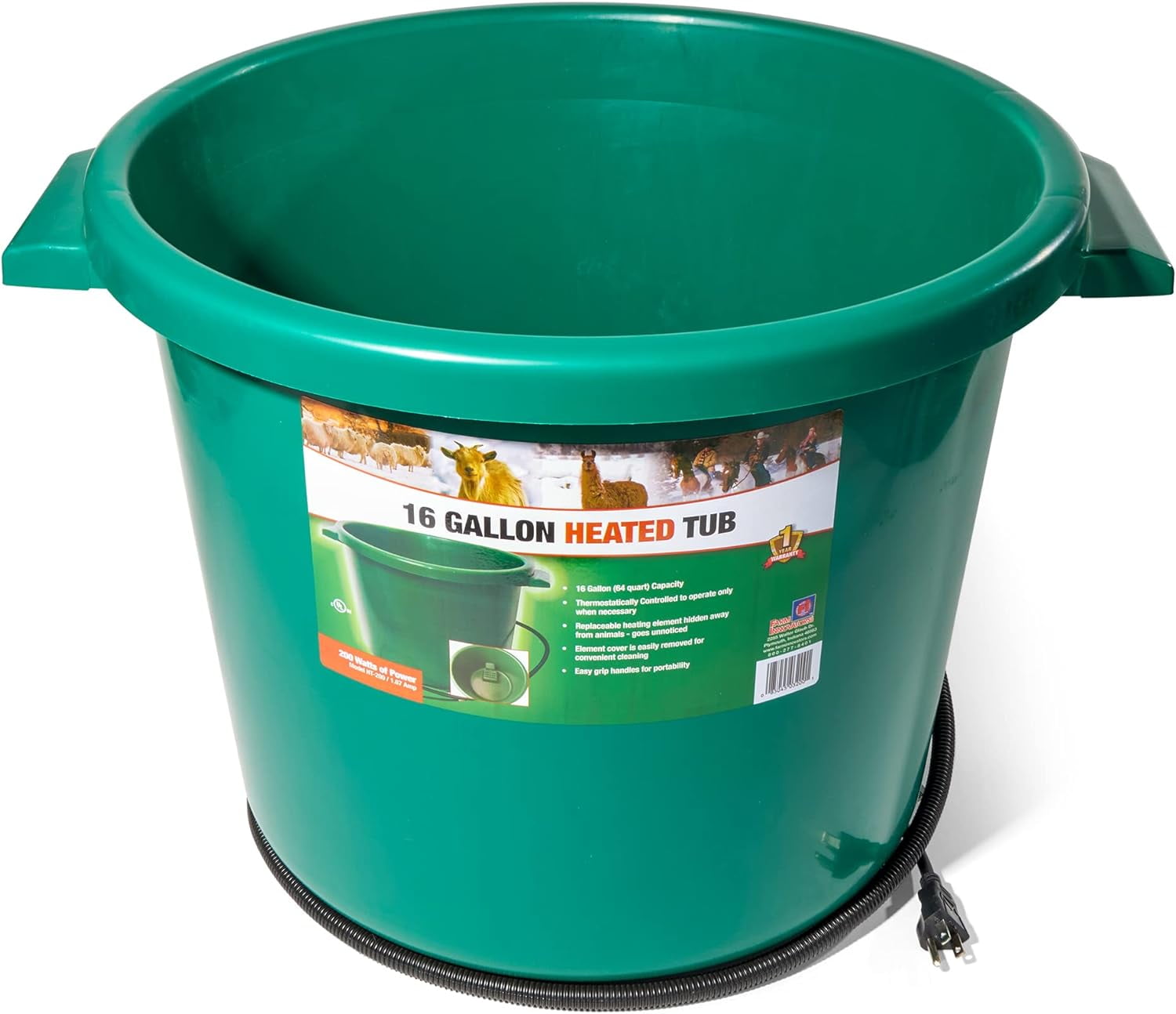 Heated 16-Gallon Tub - Walmart.com