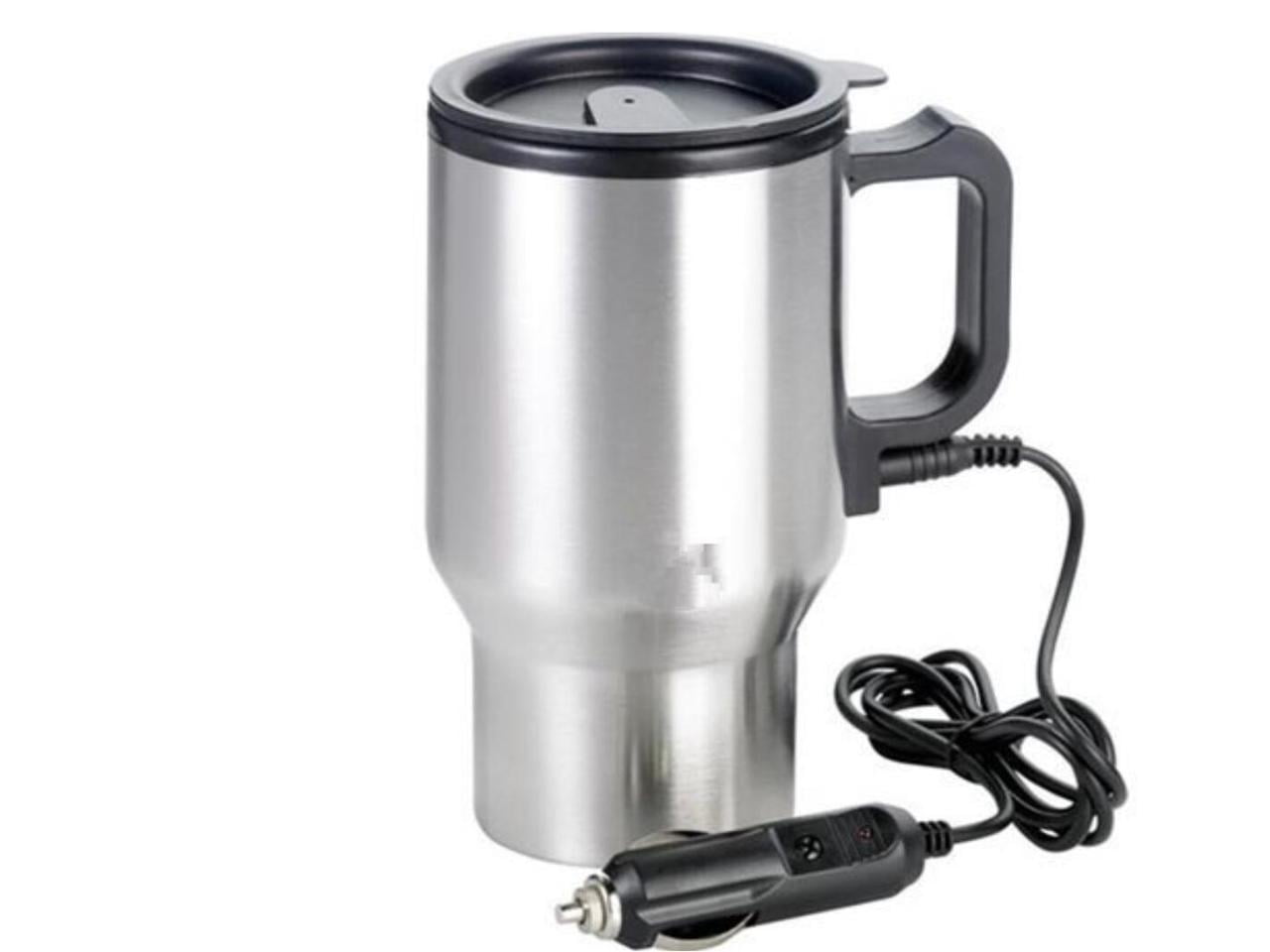 Heated 16oz 12v Car Mug Auto Travel Heating Cup with Airtight Lid and ...