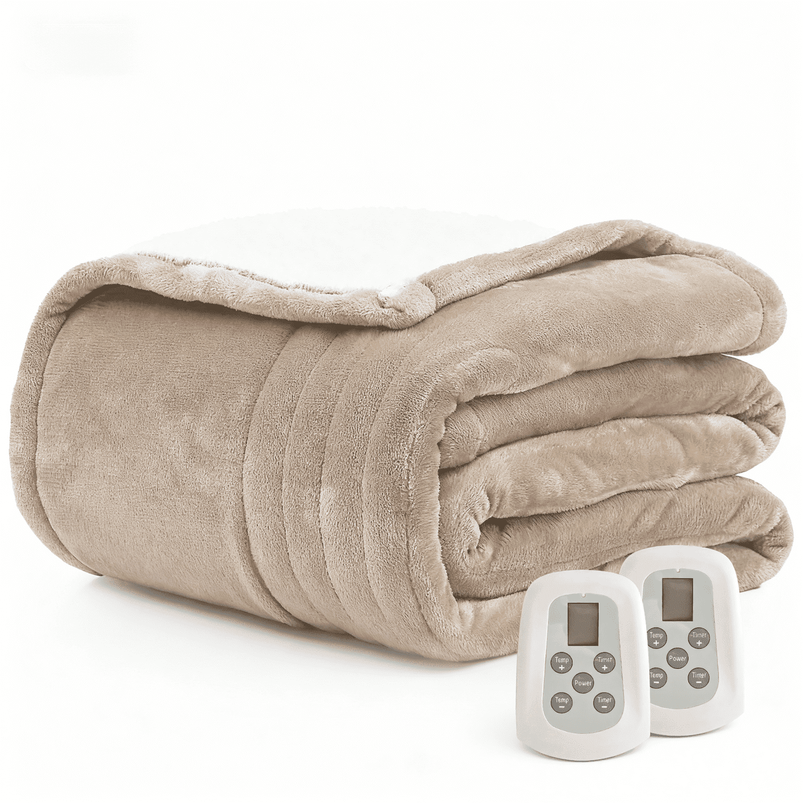 Heated Blanket Electric Blanket King 100"x90" Heating Blanket with Dual ...