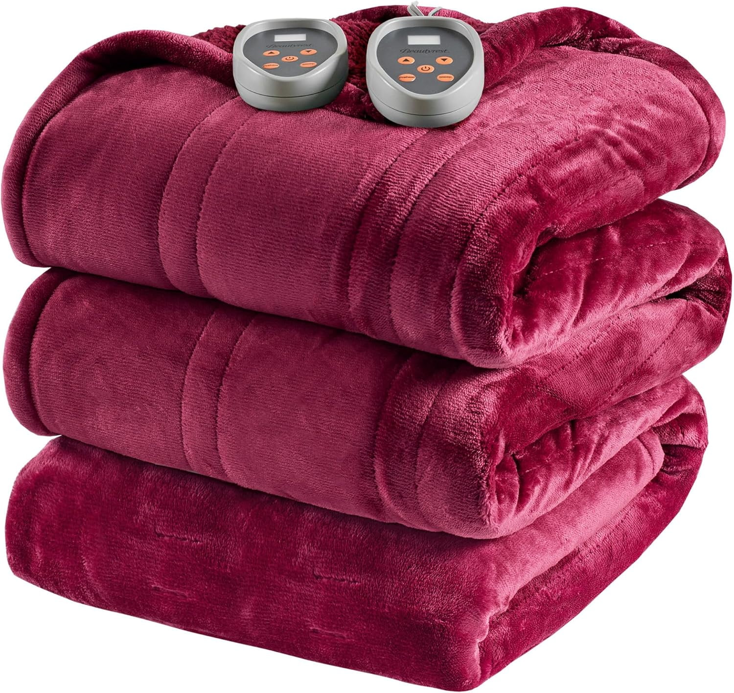 Heated Blanket, Electric Blanket, Soft & Warm, Reversible Plush Sherpa ...