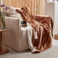 Heated Blanket Electric Throw 50''X60''- Soft Silky Plush Electric ...