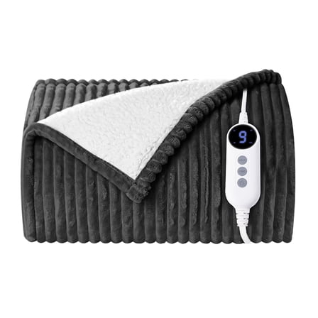 "Sunbeam King Size Electric Blanket, Cozy Ultra Fleece, 90"" x 100 ...