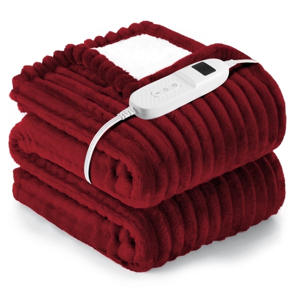 Heated Blanket Electric Throw, 50"x60" Heating Blanket Throw, Auto-off ...