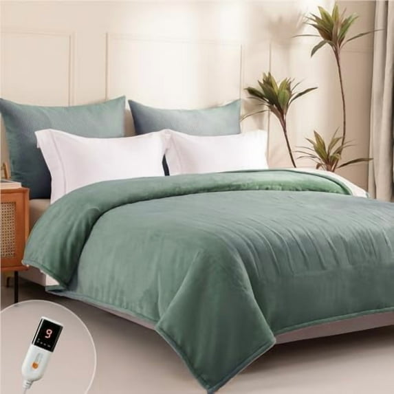 Heated Blanket Full Size - Single Controllers Electric Blanket Full ...