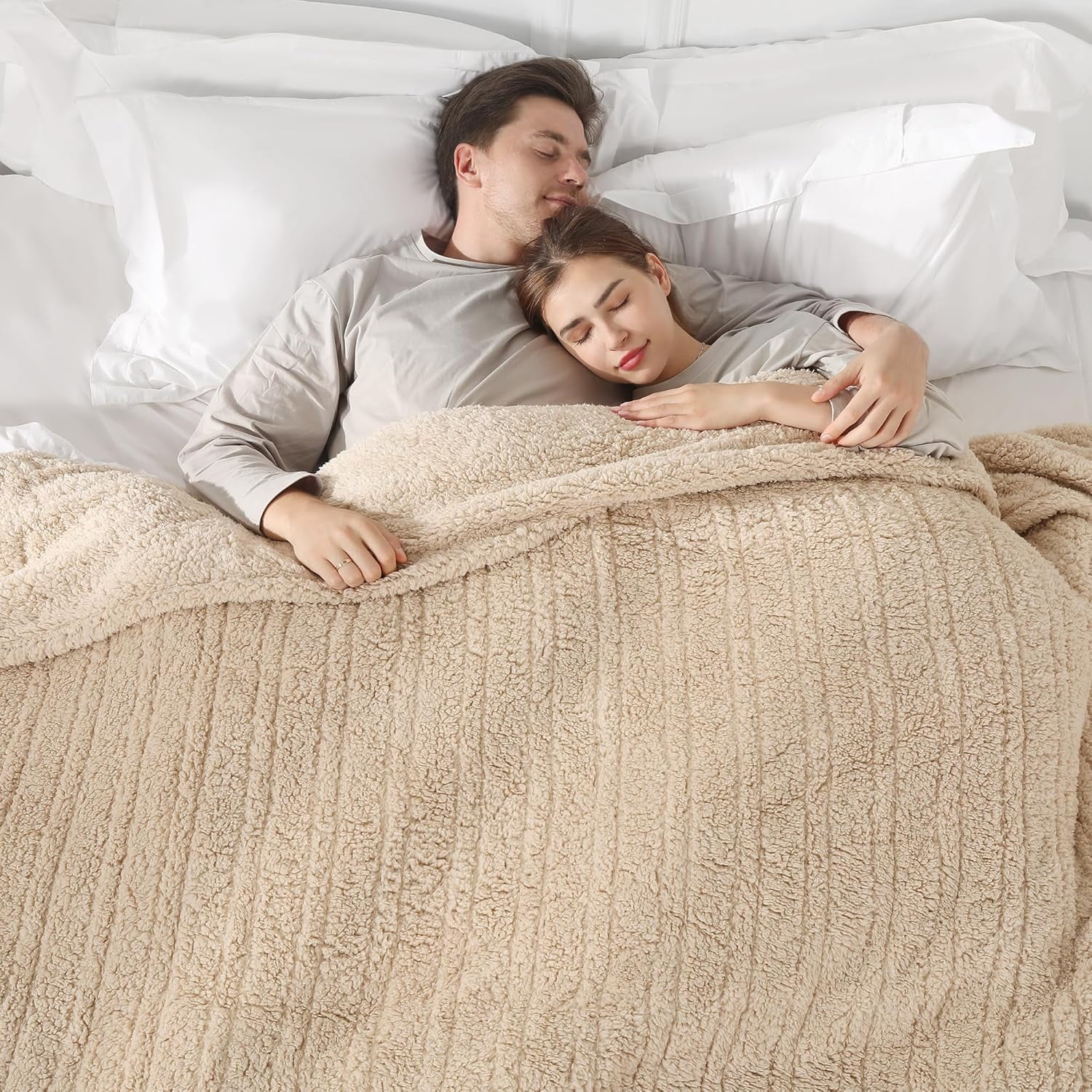 Heated Blanket Queen Size, Queen Size Electric Blanket Dual Control ...