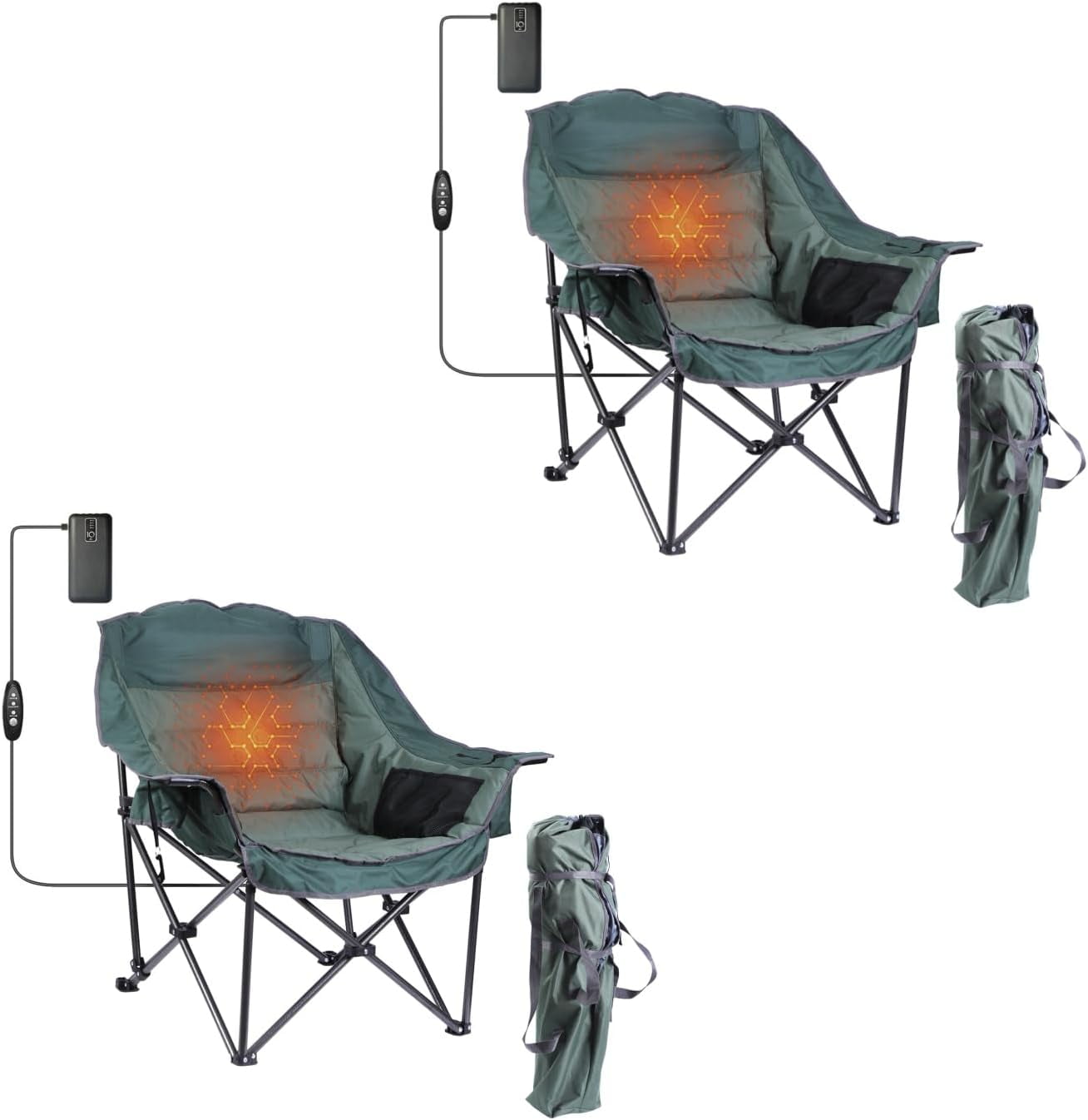 Heated Camping Chair, Heated Chair, Heated Camping Chairs for Adults ...