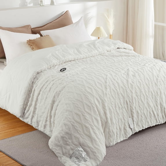 Heated Comforter Blanket King Size with Wireless LCD Controller,Super ...