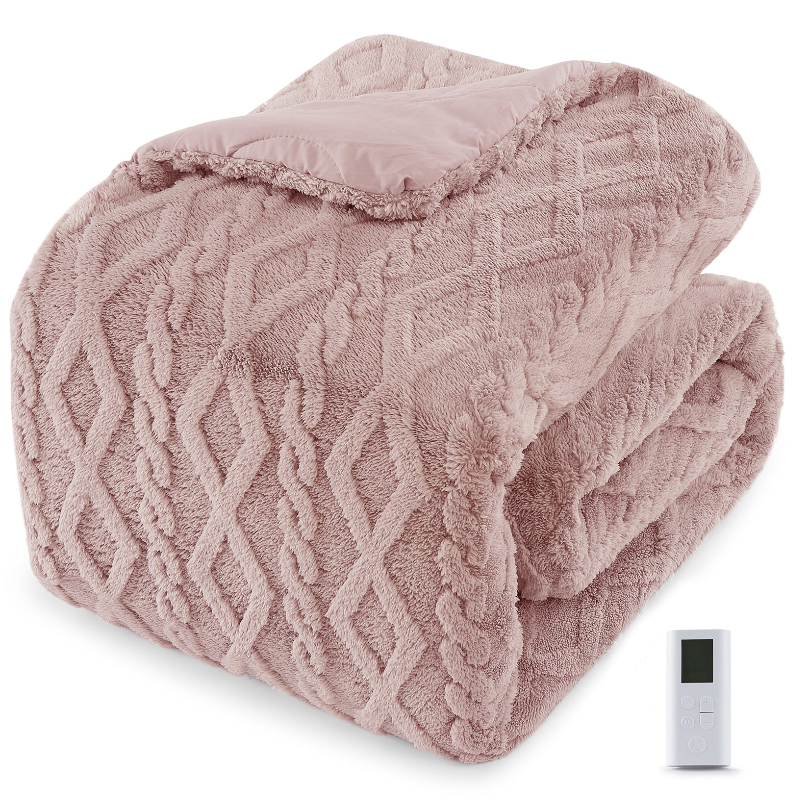 Heated Comforter Blanket Queen Size with LCD Controller, Tufted Fast ...