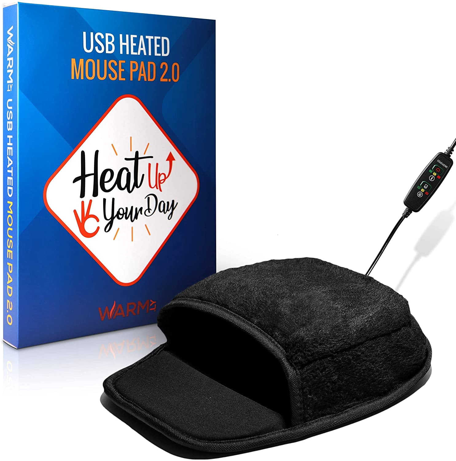 Heated Computer Mouse Pad Hand Warmer,USB Hand Warmer for Computer ...