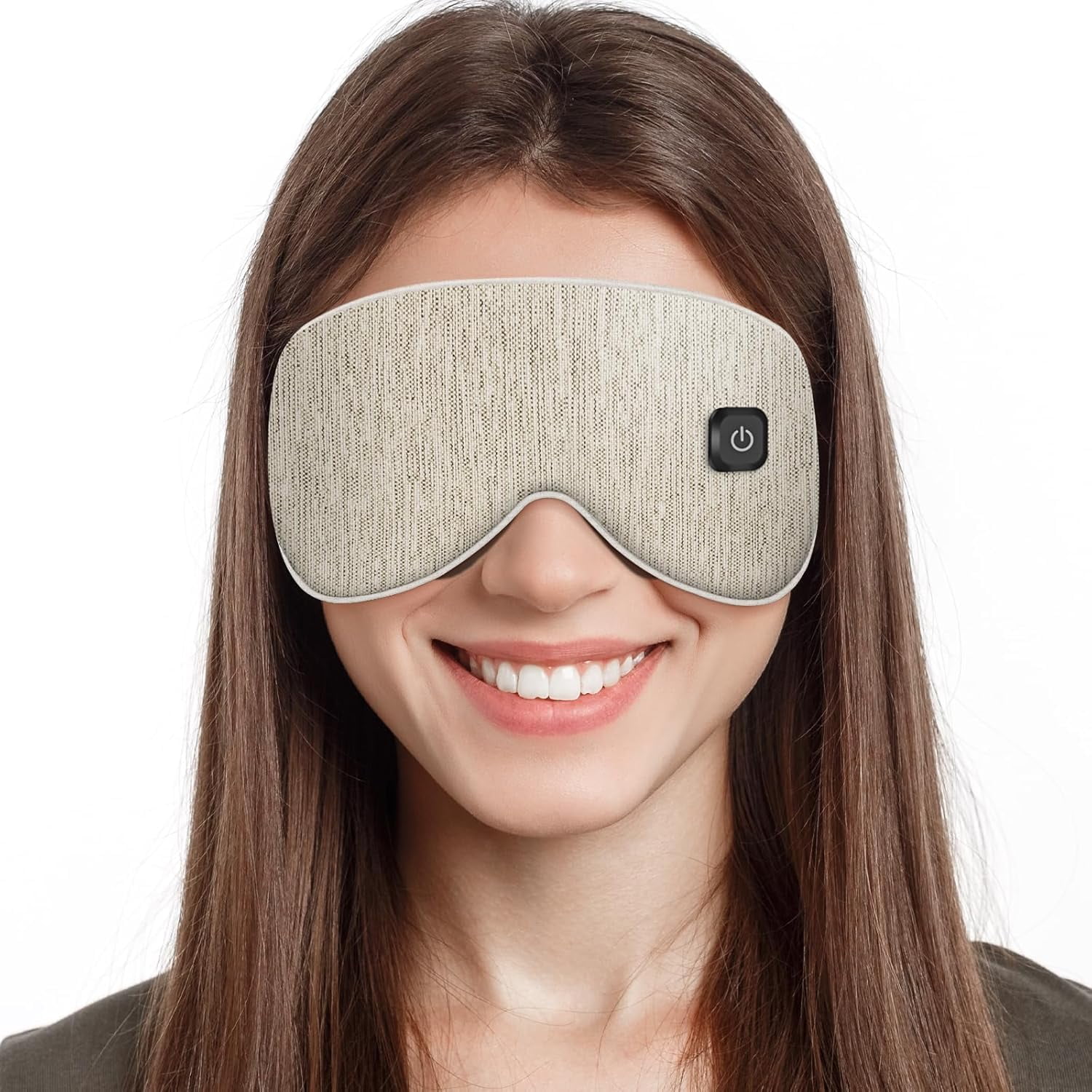 Heated Eye Mask for Dry Eyes Cordless, Warm Eye Compress Silk Eye Mask ...