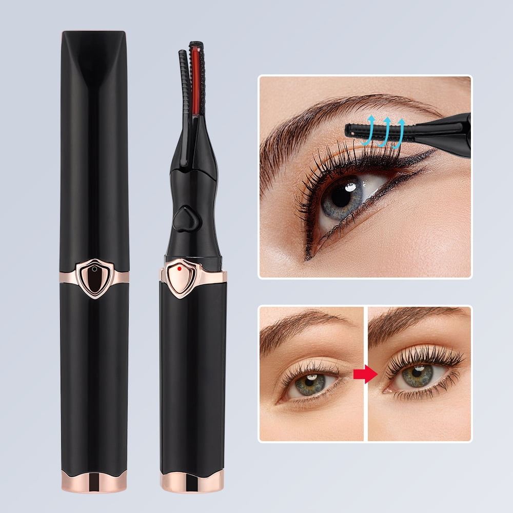 Heated Eyelash Curler, Mini Electric Eyelash Curlers, Natural Curling ...