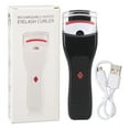 Heated Eyelash Curler Rechargeable Led Lighting Long Lasting Handheld