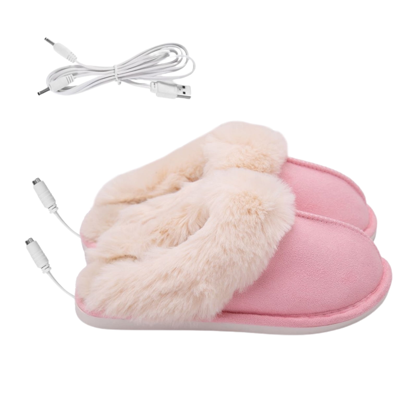 Heated Foot Warmer Electric Heating Booties Slippers USB Charger ...