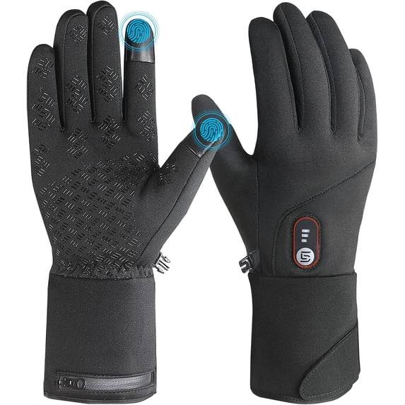 Heated Glov for Men Women with 7.4V 3000mAh Thin Liner Work Touchscreen ...