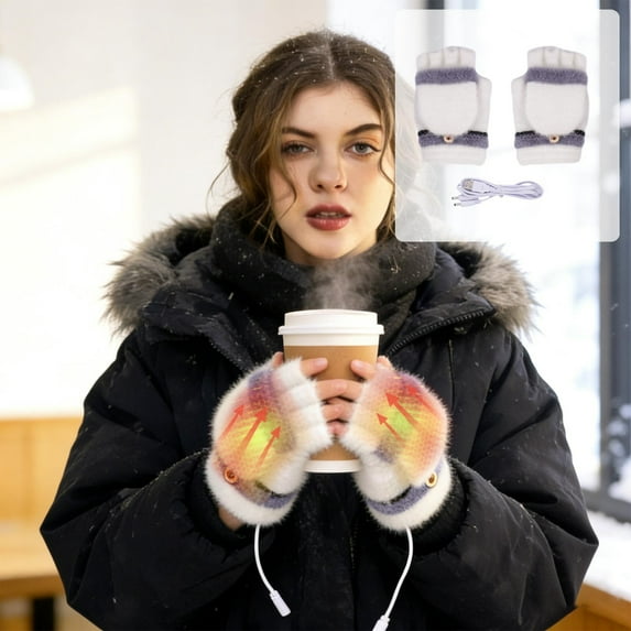 Heated Gloves for Men and Women | 3 Heat Settings, Touchscreen ...