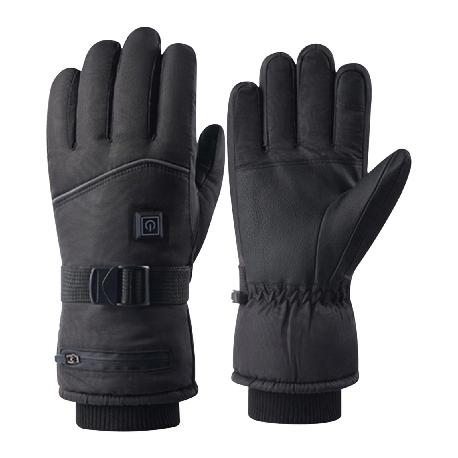 Heated Gloves Rechargeable Battery Powered, Electric Warming Winter ...