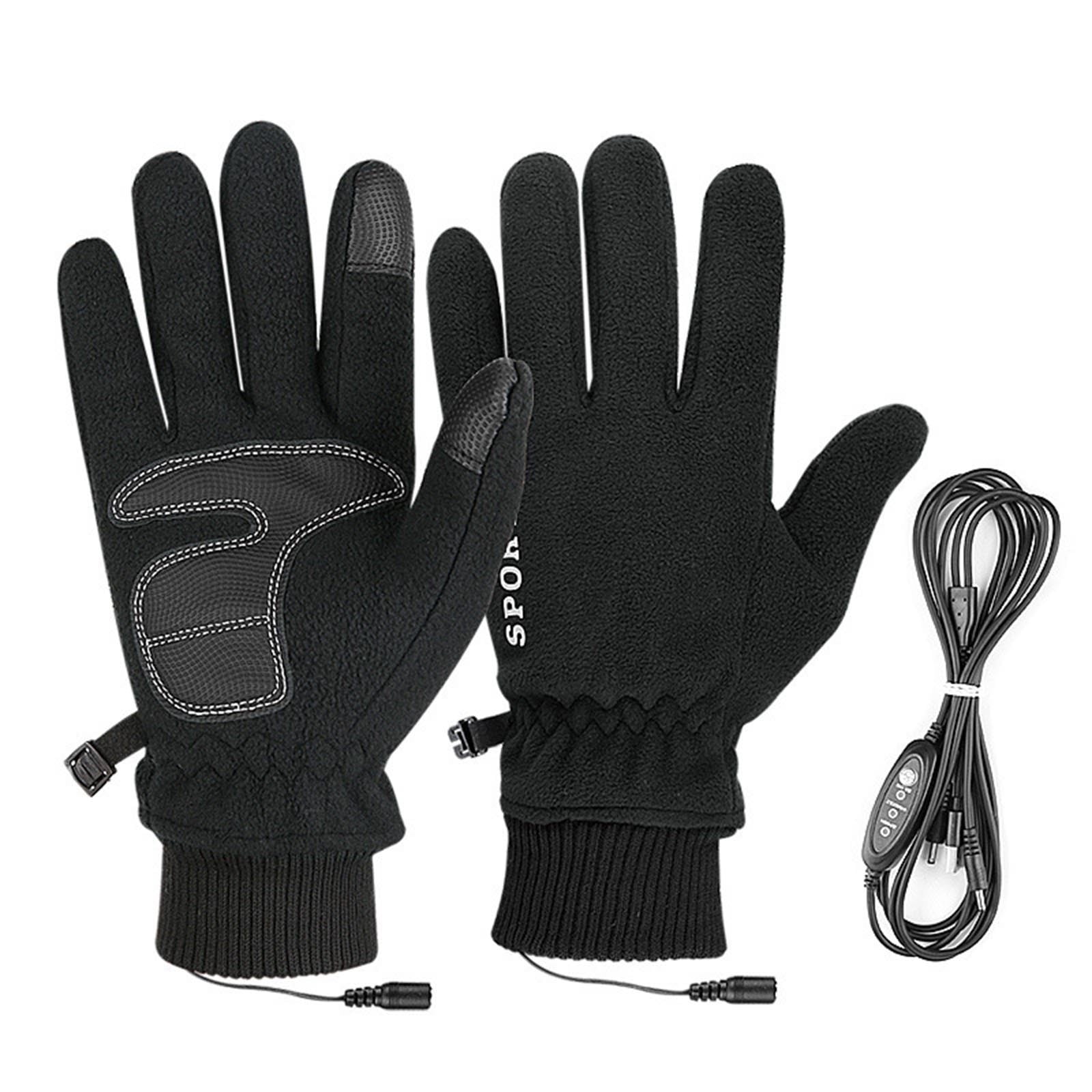 Heated Gloves for Men and Women - Usb Rechargeable, Windproof ...