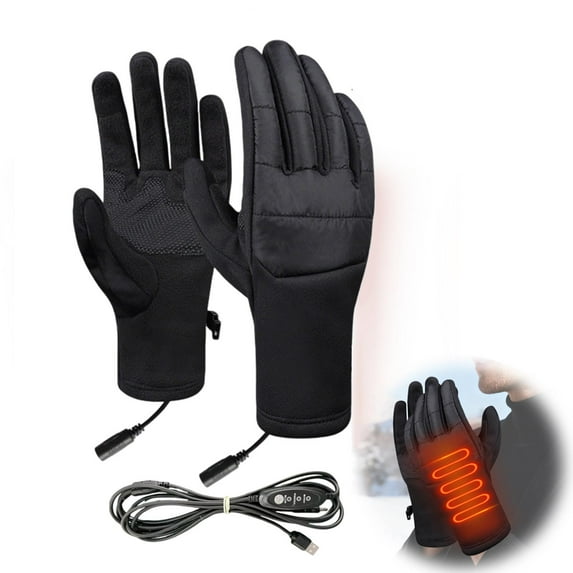 Heated Gloves for Winter 1PC,Waterproof Touchscreen Gloves USB ...