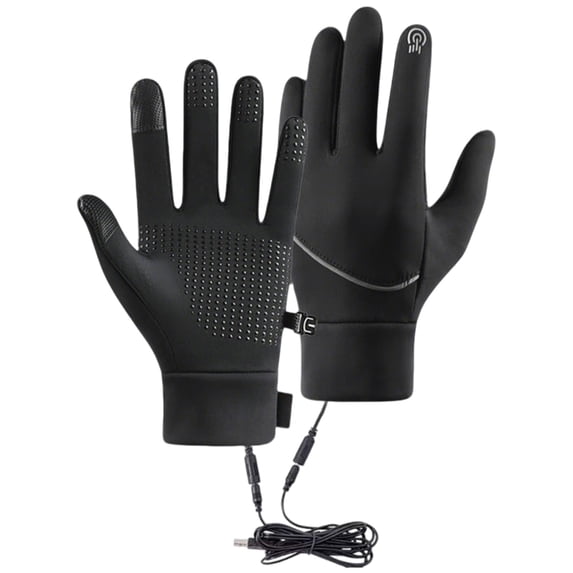 Heated Hand Warmer Mittens with USB Power for Winter Activities ...