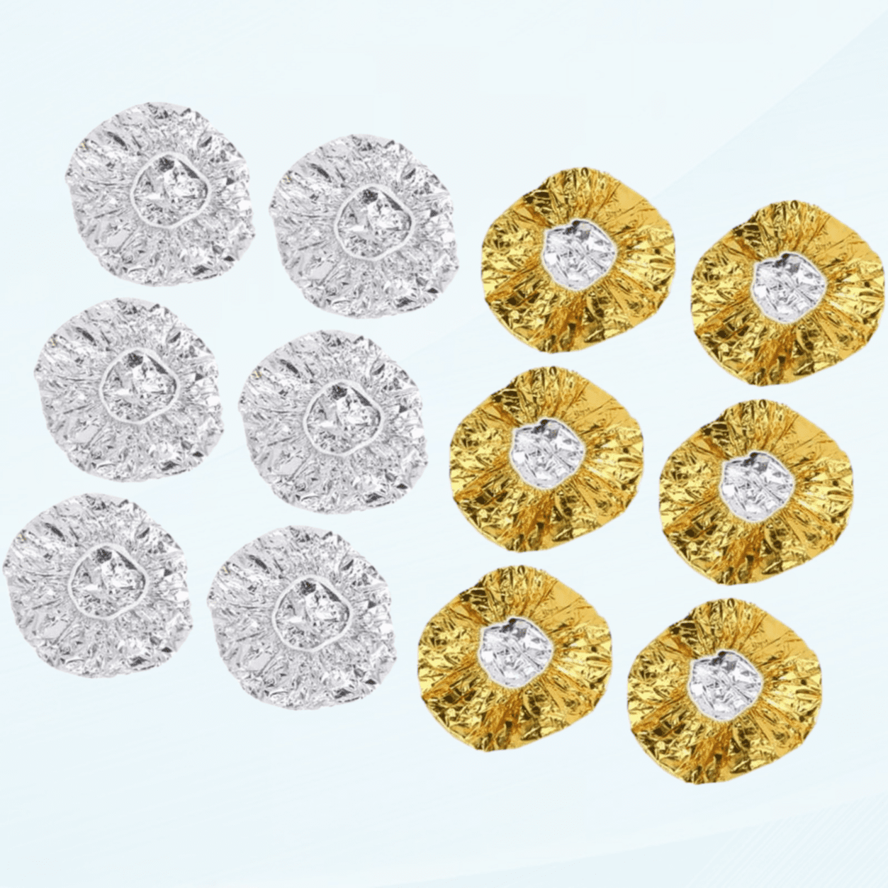 Heated Hats 12pcs Foil Thermal Aluminum Cordless Hair Silver Deep Hot ...