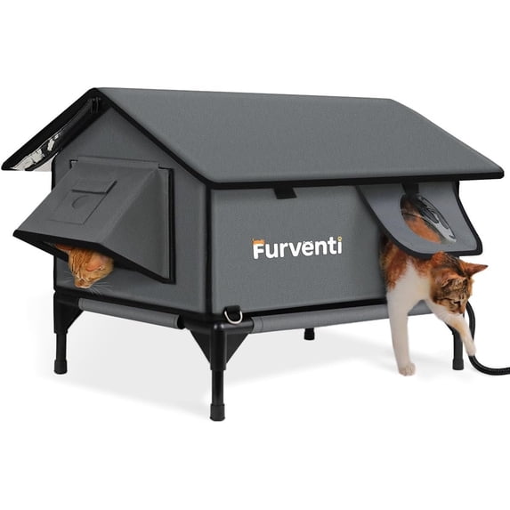 Heated House for Outside,Extremely Weatherproof&Insulated in Winter ...