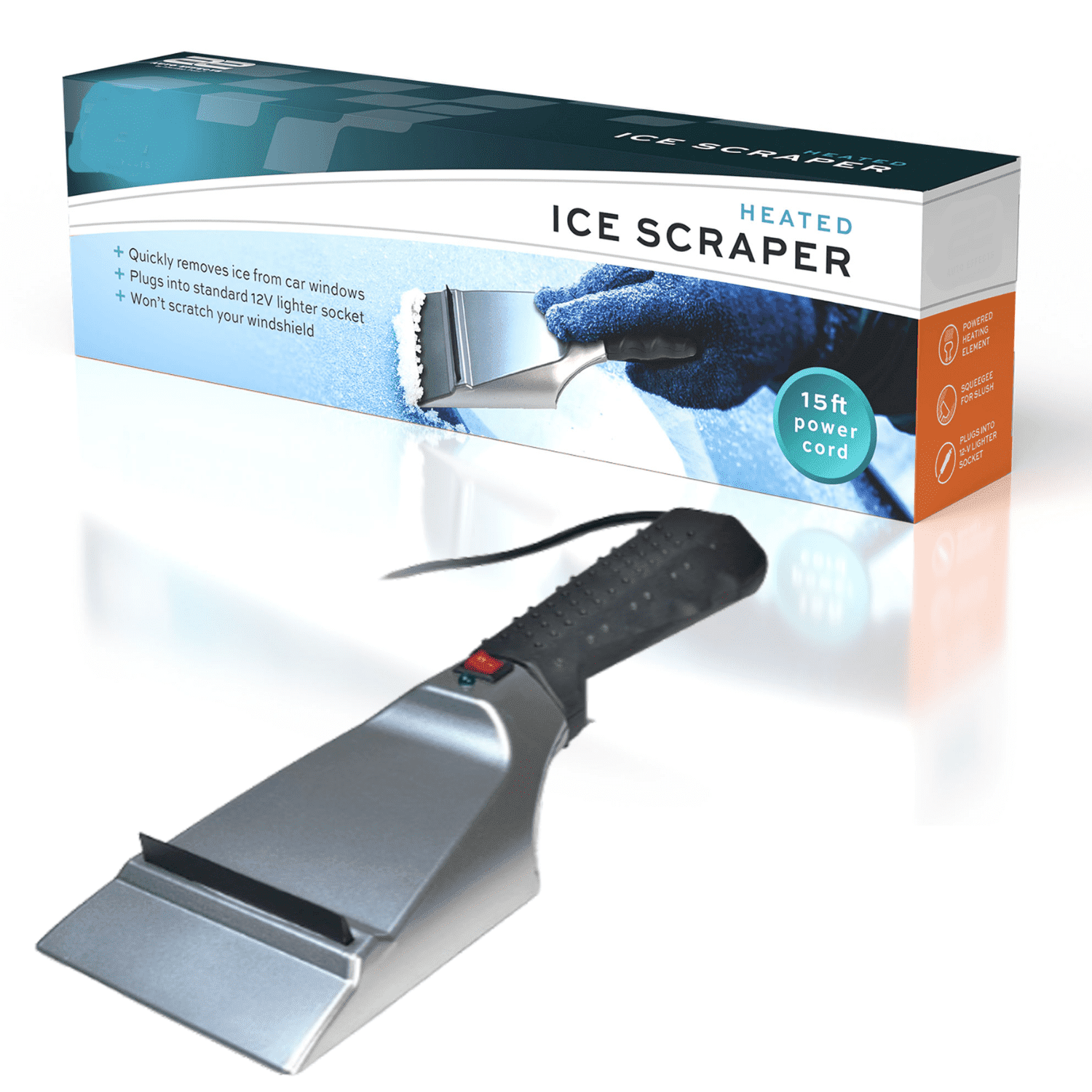 Heated Ice Scraper, Heated Ice Scrapers for Car Windshield as Winter Essential Tool to Remove ...
