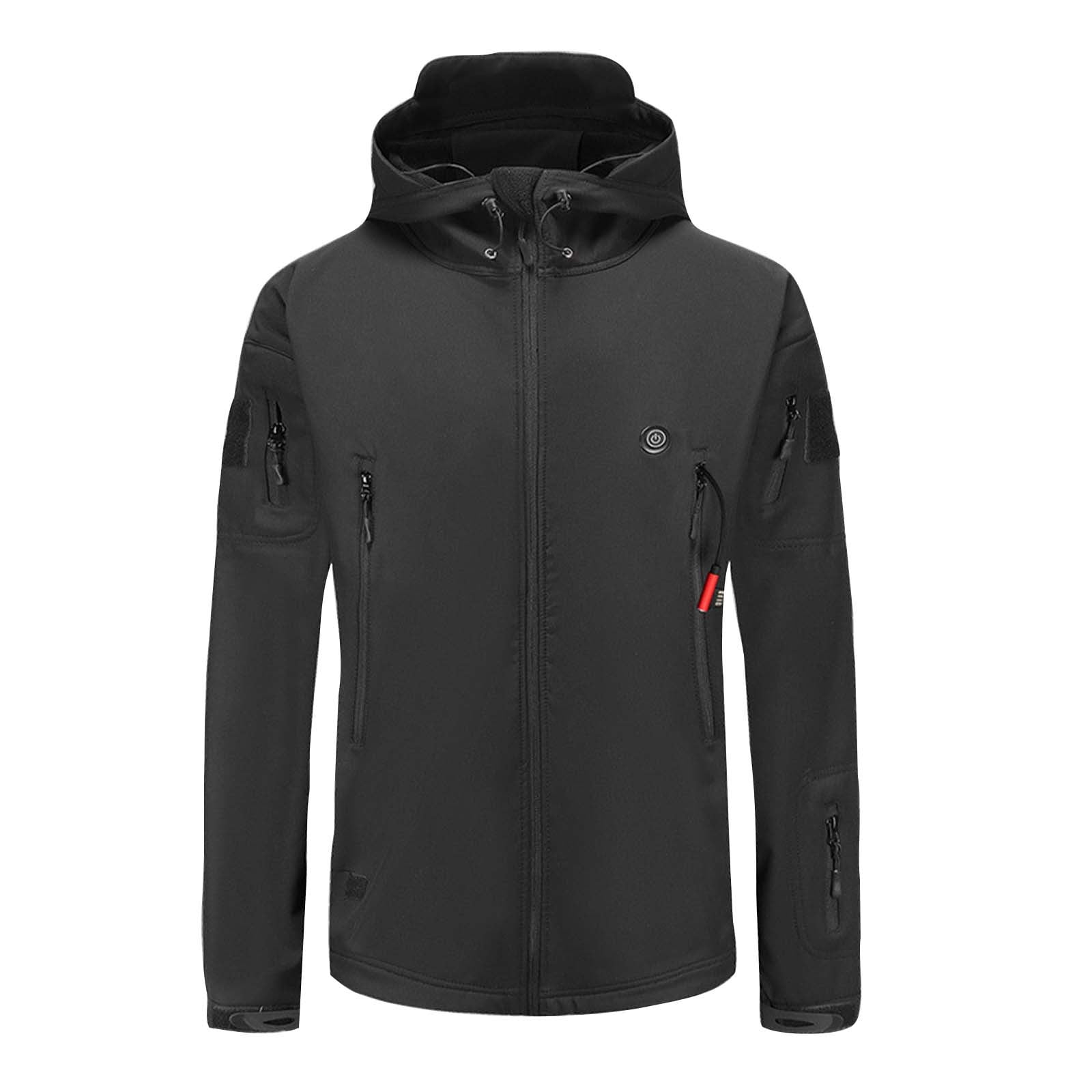 Heated Jacket For Men And Women Heated Coat Hooded Heating Warm Jackets ...