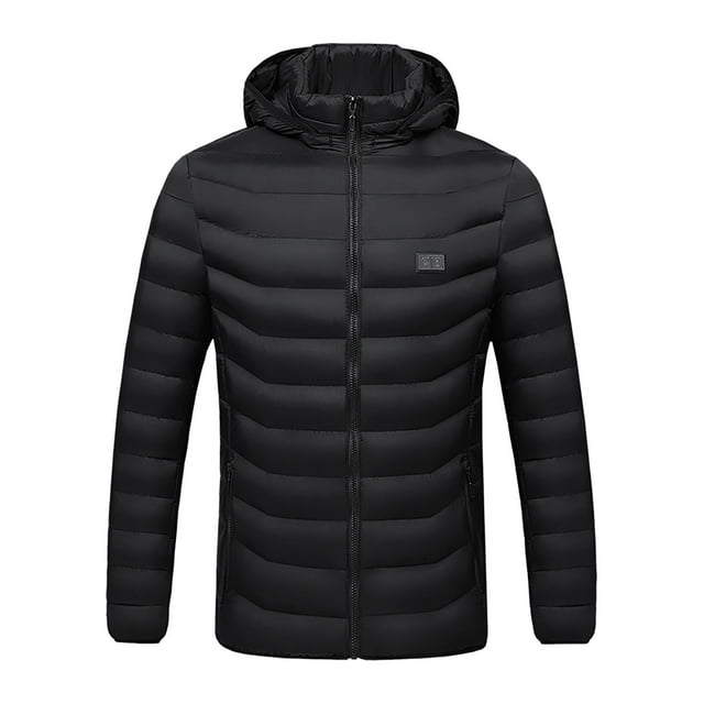 Heated Jacket Men and Women, Heated Coat Hooded Heating Warm Jackets ...