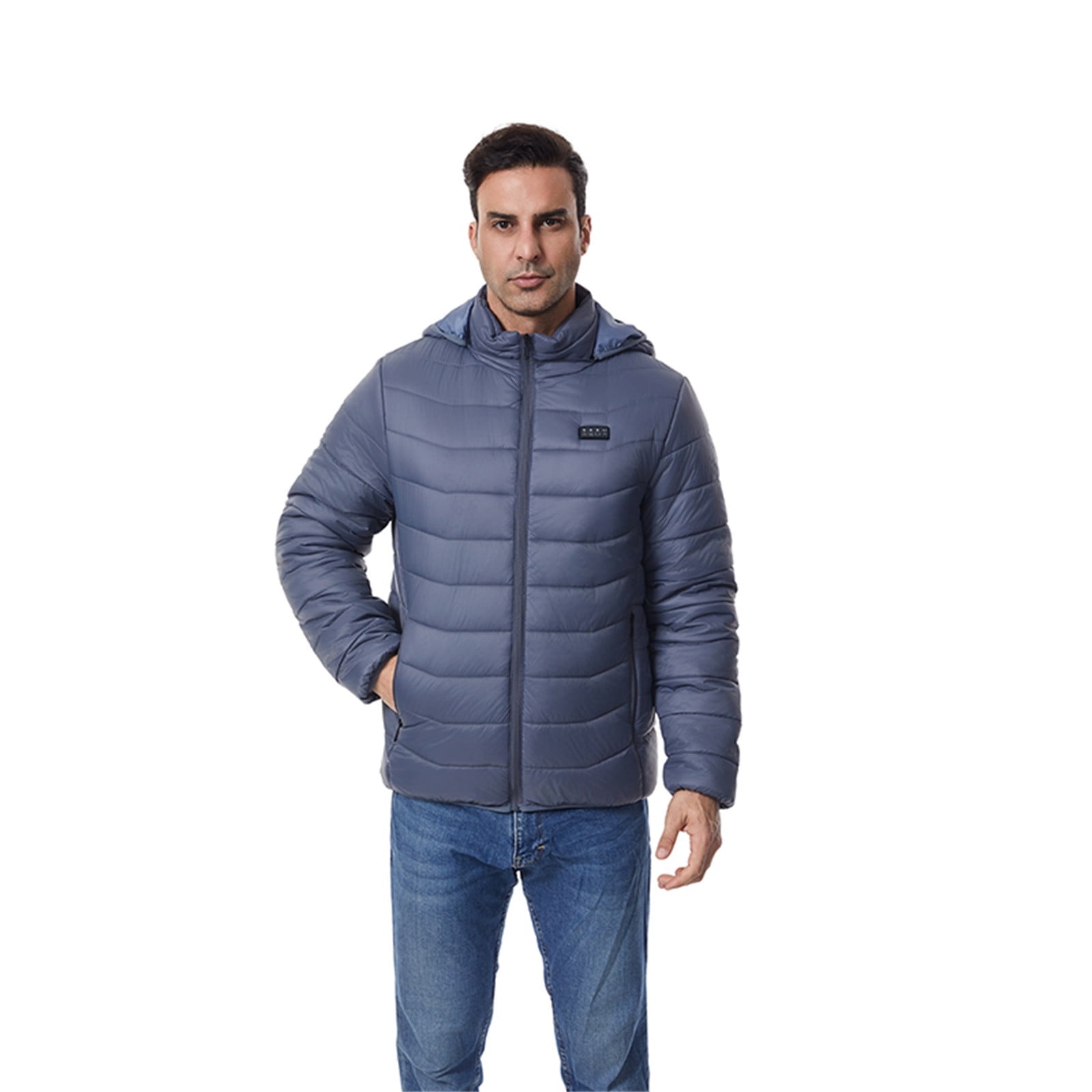 Heated Jacket Mens 27 Zone Smart Temperature Control Electric Charging ...