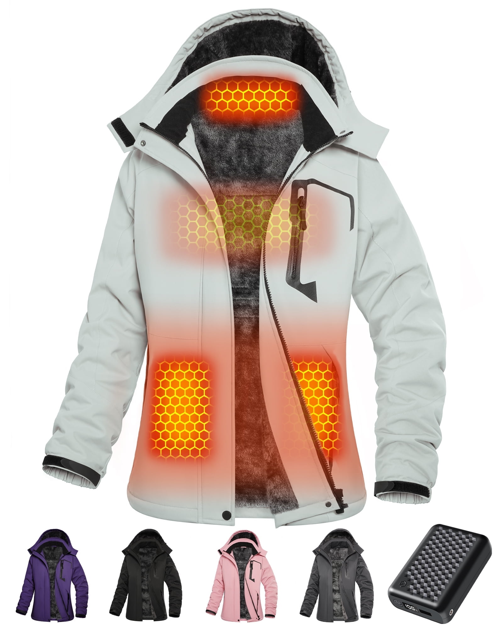 Heated Jacket for Women, Graphene Lightweight Heating Jackets with ...