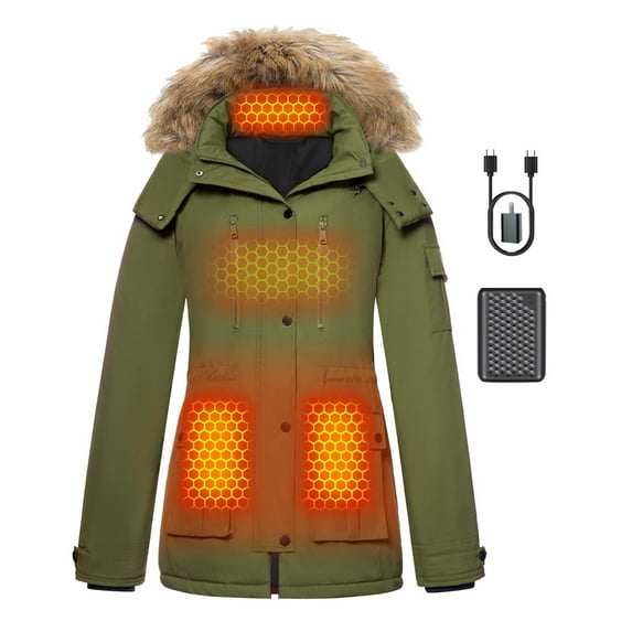 Heated Jacket for Women, Graphene Lightweight Heating Jackets with ...