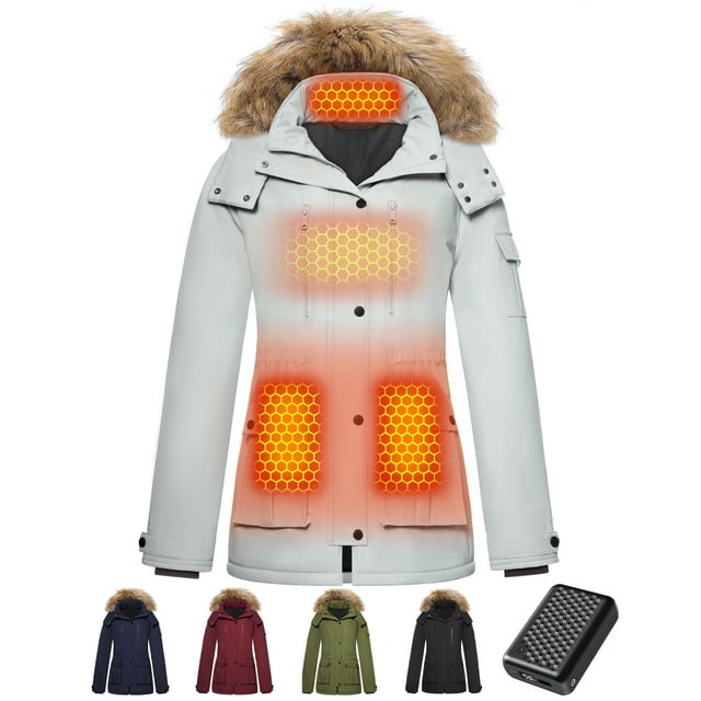 Heated Jacket for Women, Graphene Lightweight Heating Jackets with ...