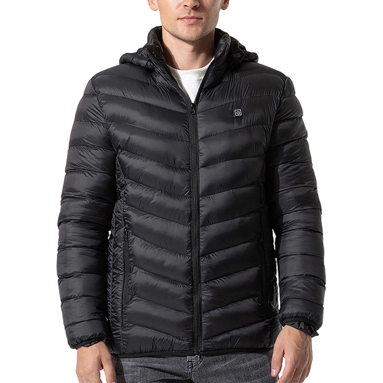 Heated Jacket for Men Fast Warm Up 9 Heat Zones Warming Layer Heated ...