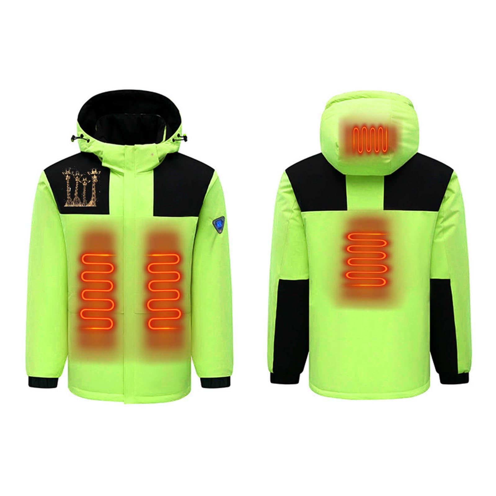 Heated Jacket for Men Women USB Insulated Electric Heating Jacket with ...