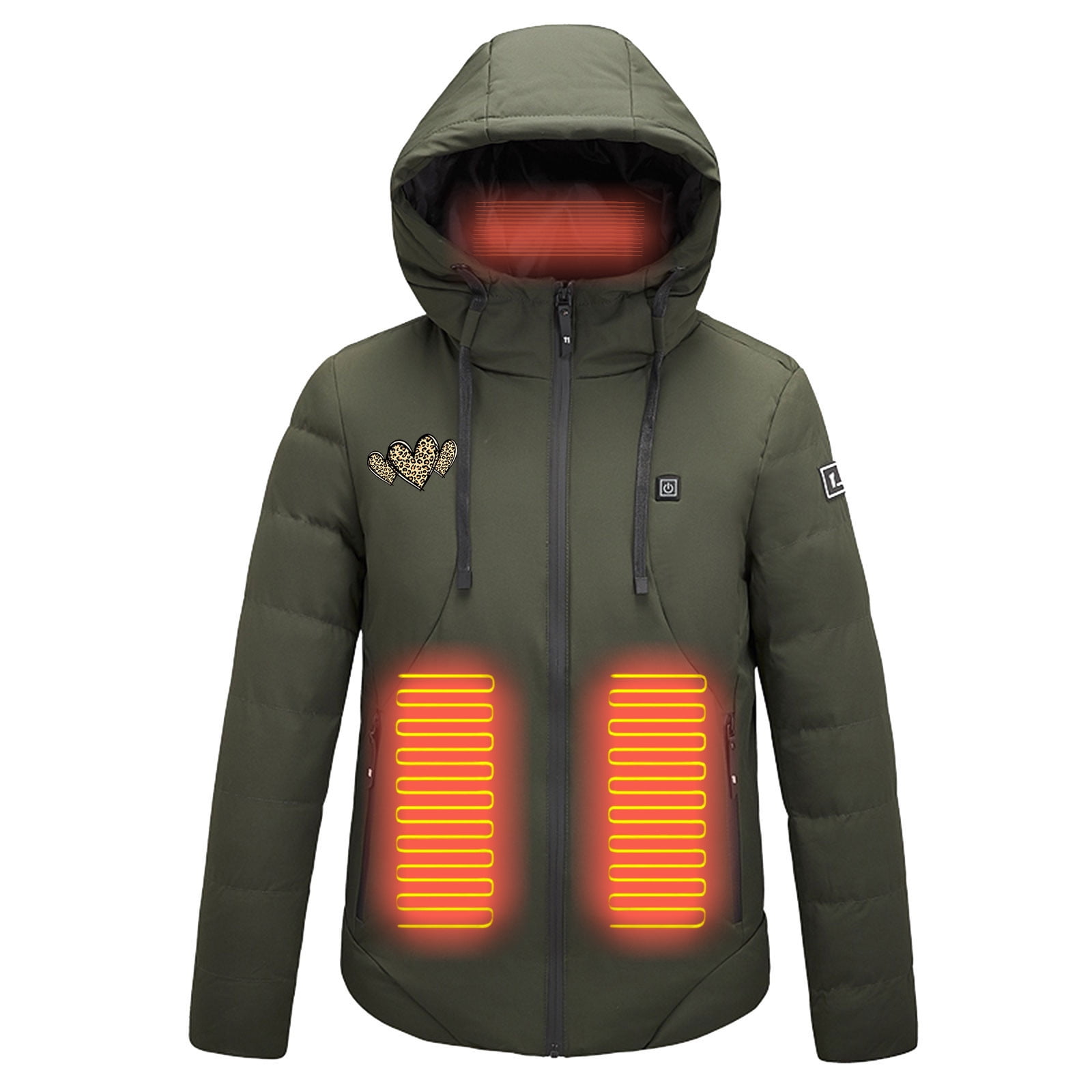 lcziwo Heated Jacket for Men and Women, Plus Size, Windproof, USB ...