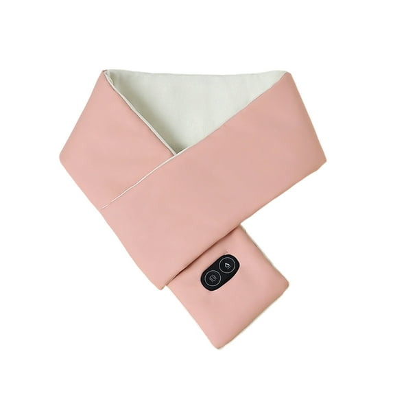 Heated Massage Scarf Dual Control 3 Temp & 6 Vibration Modes Electric ...