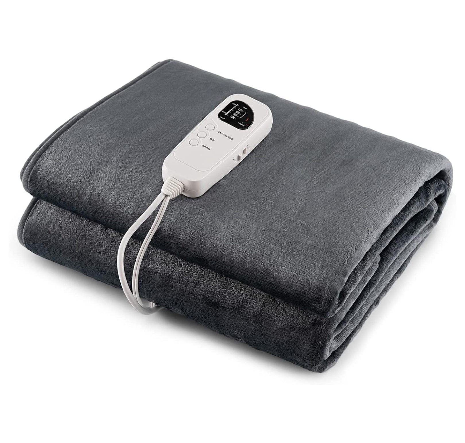 Heated Mattress Pad, 71” x 30” Electric Heated Mattress with 5 Heat ...