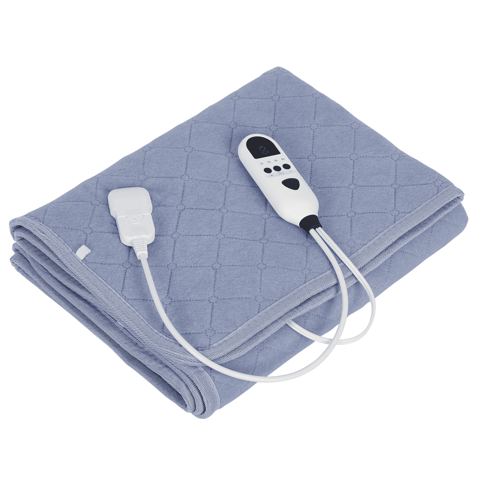 BTY Gray Mini Twin Heated Mattress Pad, 31.5"x63" Electric Pad with ...