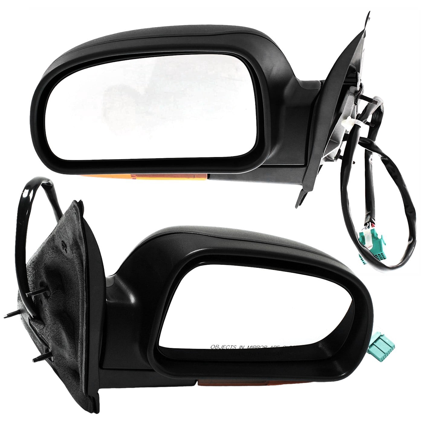 Heated Mirror Set of 2 with Power Adjustment for Left & Right Side ...