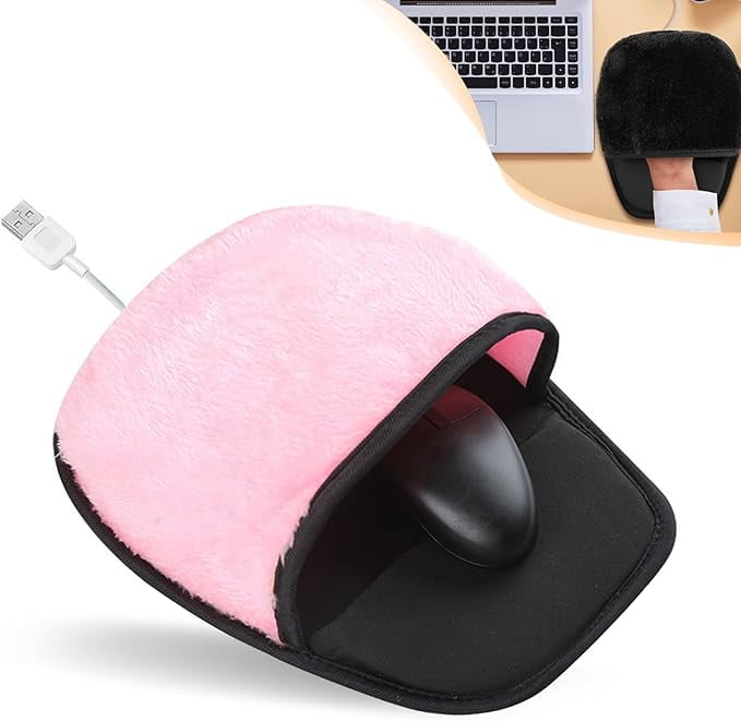 Heated Mouse Pad Hand Warmer, USB Hand Warmer Mouse Pad for Desk ...